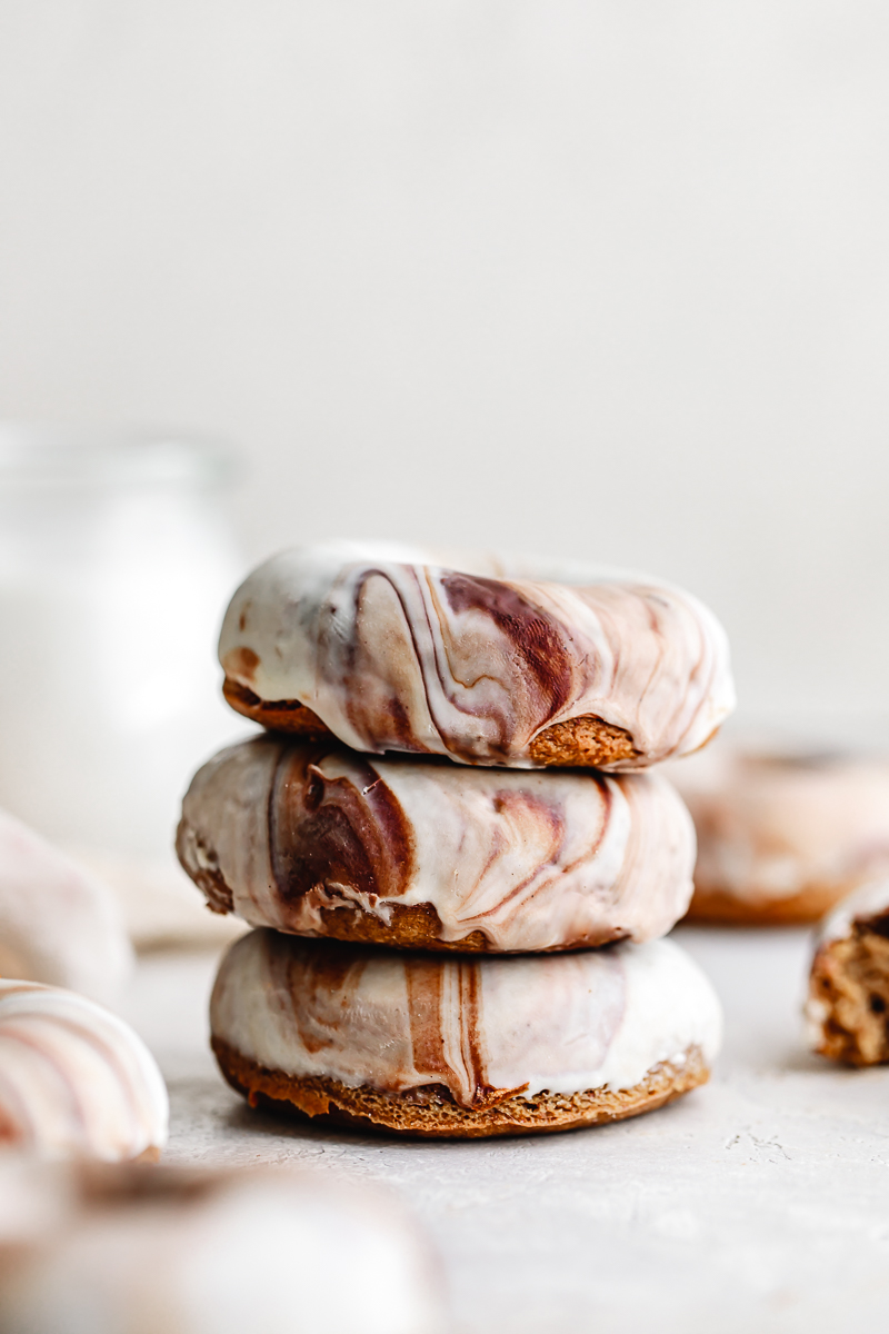 Vegan Chocolate Marble Glaze - Delight Fuel