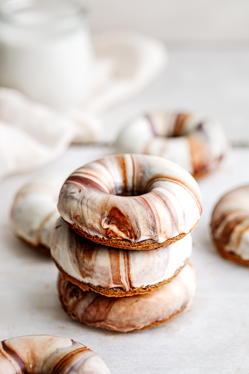 Vegan Chocolate Marble Glaze - Delight Fuel