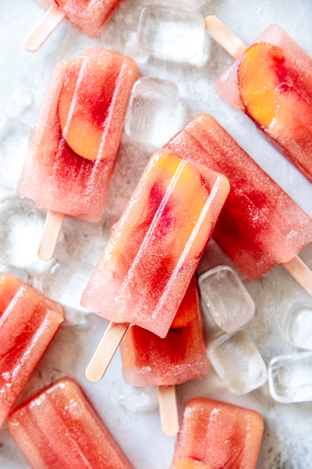 Peach Iced Tea Popsicles - Delight Fuel