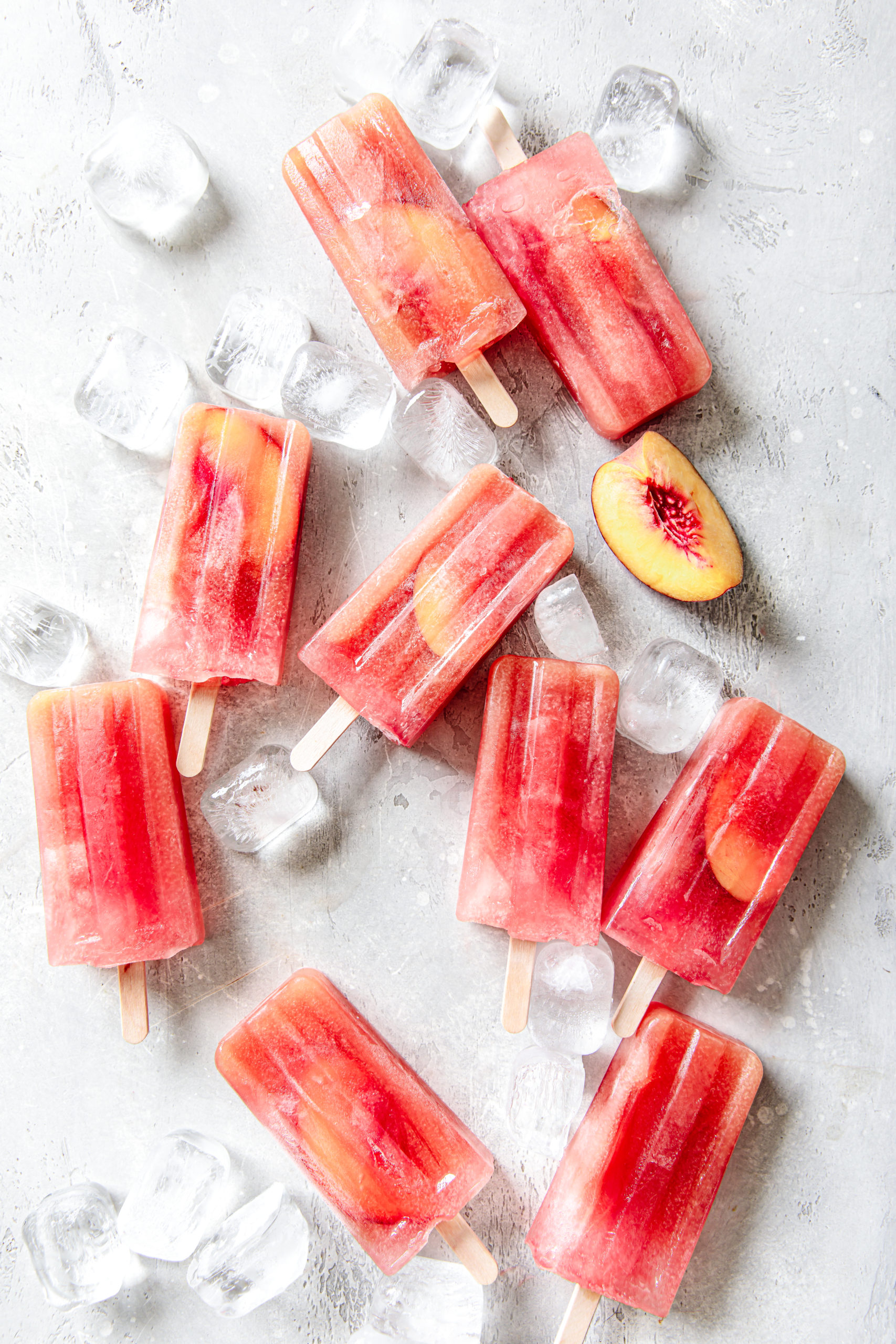 Peach Iced Tea Popsicles - Delight Fuel